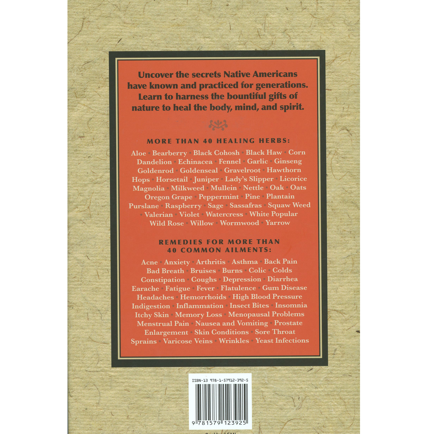 Healing Secrets Of The Native Americans : Herbs, Remedies, And ...